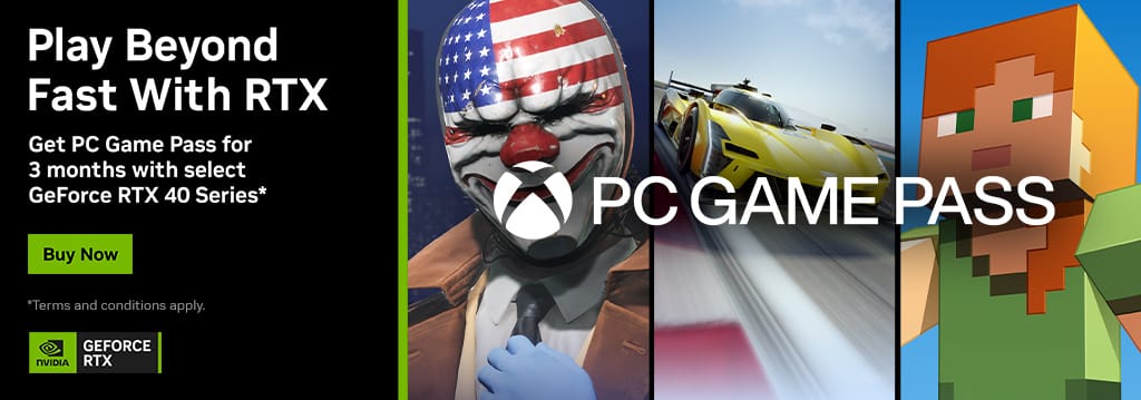 Get PC Game Pass for 3 months with select GeForce RTX 40 Series ...