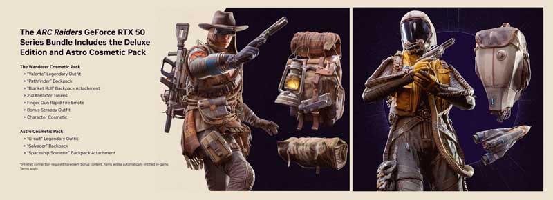 Get ARC Raiders Deluxe Edition plus Astro Cosmetic Pack with select GeForce RTX 50 Series